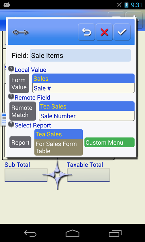 SailformsPro Relational DB - Application sur Amazon Appstore