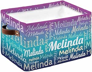 Amazon.com: Kruftorp Custom Storage Basket with Name, Personalized ...
