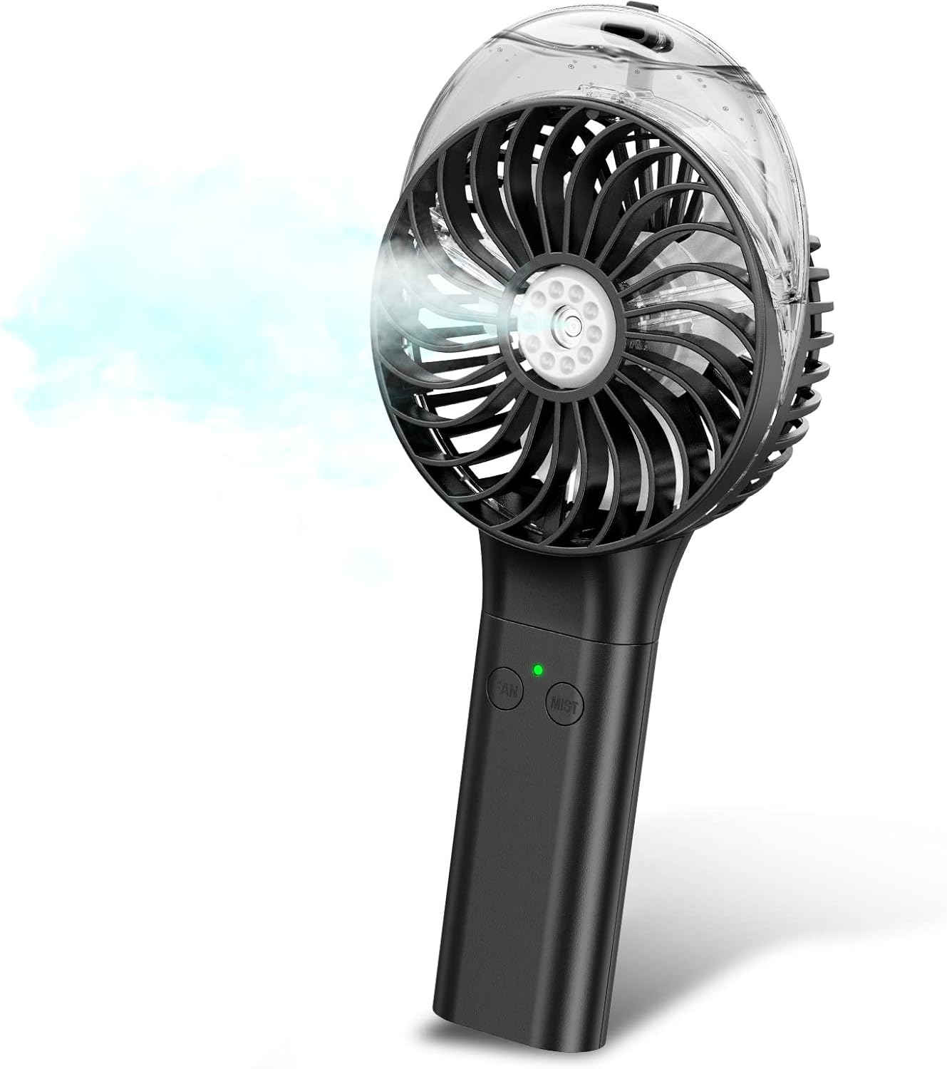 Amazon.com: MORECORE Portable Handheld Misting Fan, Battery Operated ...