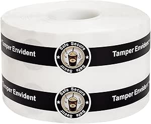 Amazon.com : 600PCS Tamper Evident Seal Stickers with Safe Secure Logo ...
