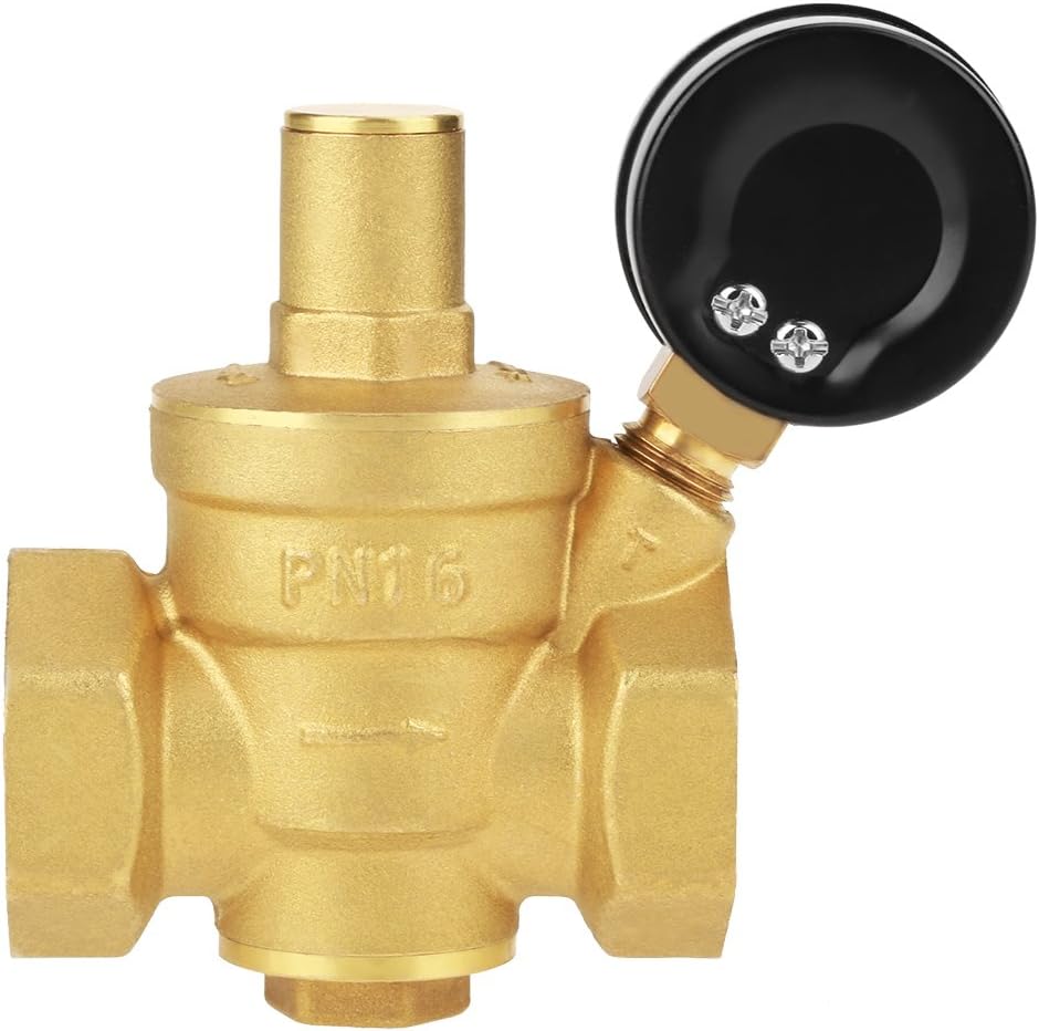 Hilitand DN25 Brass Relief Valve Adjustable Water Pressure Reducing ...