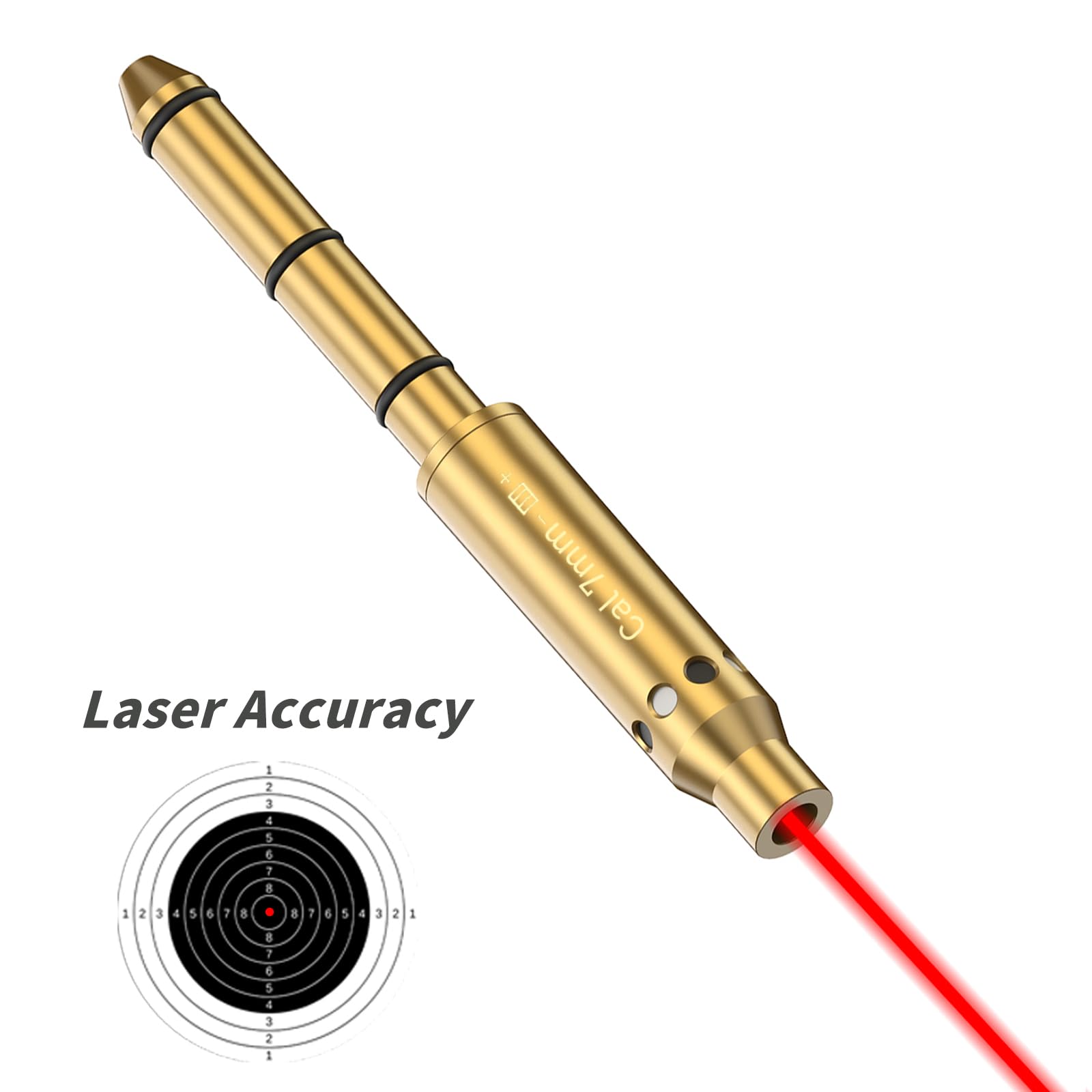 Snapklik.com : Special Laser 7mm Bore Sight Red Laser Boresighter End ...
