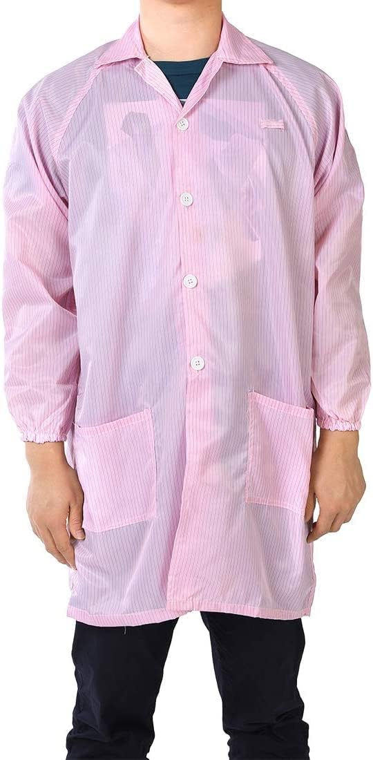 XYWHPGV Mono antiestático Bata de laboratorio ESD unisex con botones ...