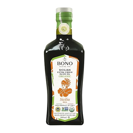 Amazon.com : Bono Sicilian Extra Virgin Olive Oil | Organic | Sicilia ...