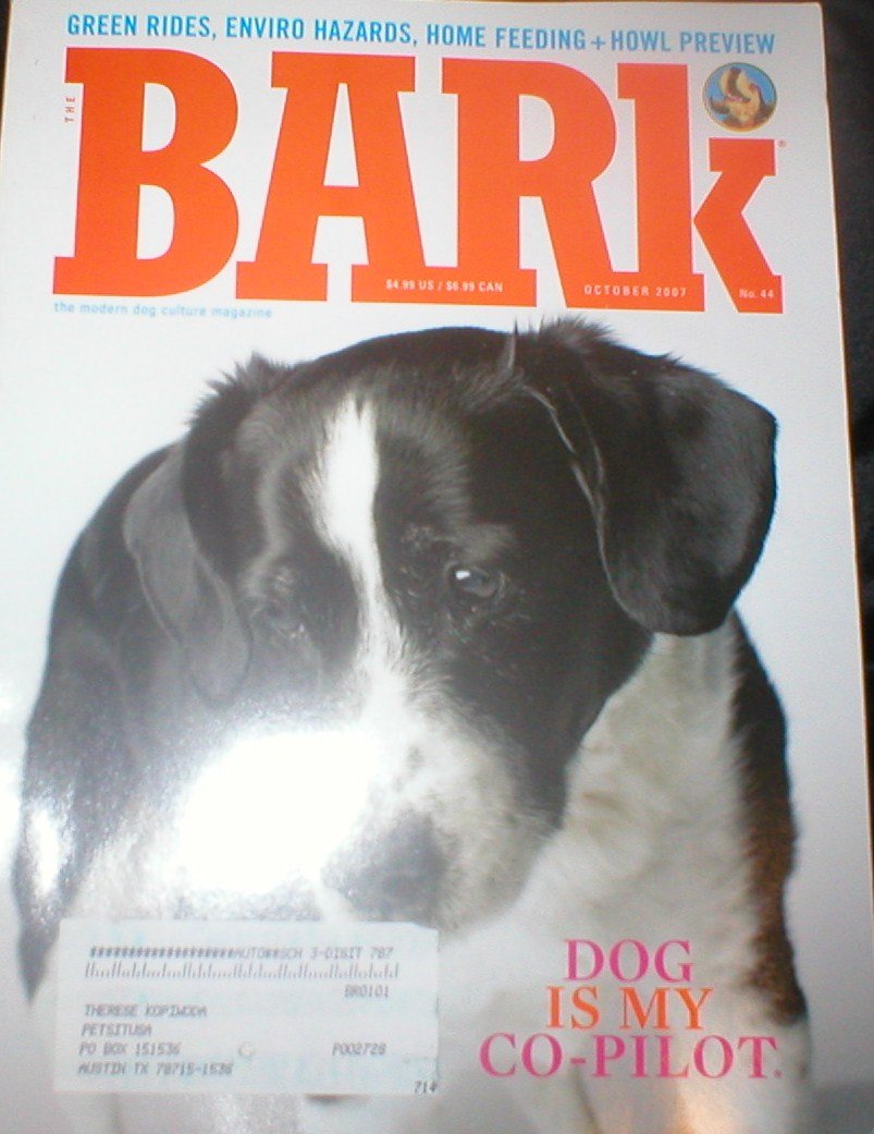 Bark Magazine September October 2007 (Single Back Issue): unknown ...