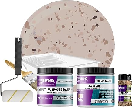 Beyond Paint Countertop Makeover Kit with Paint, Sealer, Flecks and ...