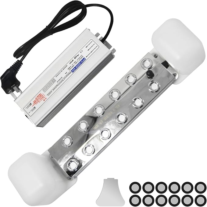 Amazon.com: Ultrasonic Mist Maker 12 Head Mist Maker Fogger 9000ml/H ...