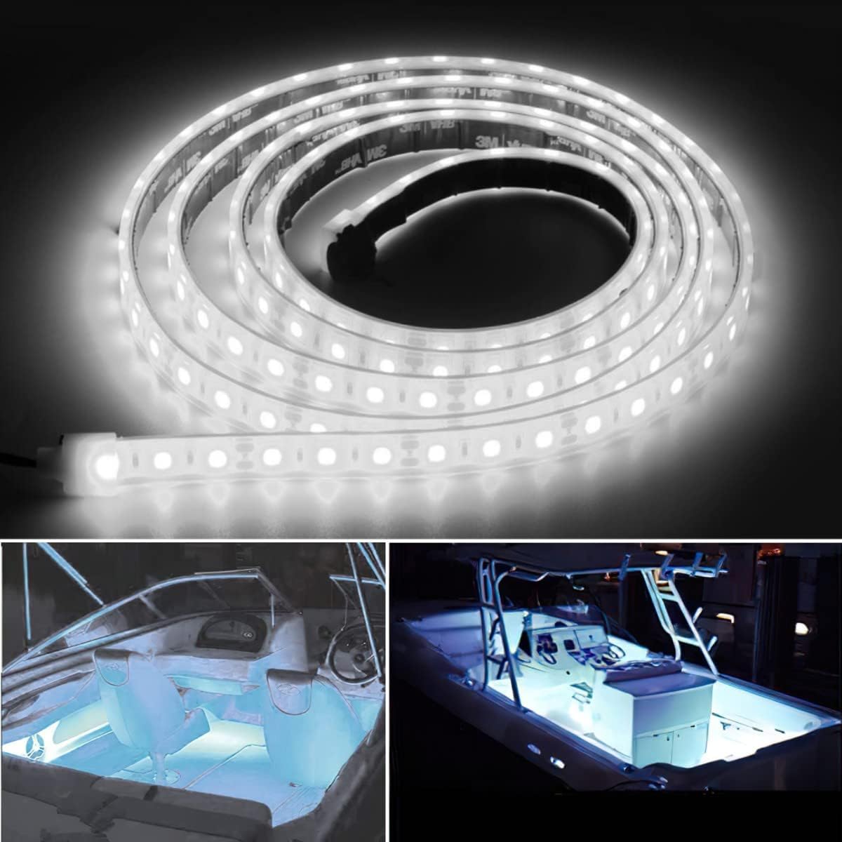 Amazon.com: Vbakor 12V 16.4FT Marine Boat Ultra Violet UV Black Light ...