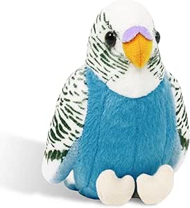 Amazon.com: zhuandaren Parakeet Stuffed Animal for Kids, Soft Stuffed ...