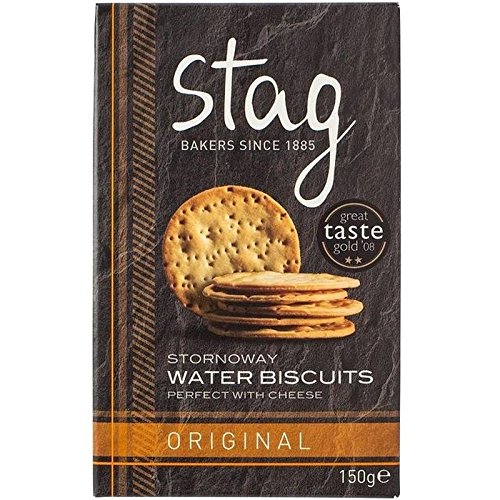 Amazon.com: Stag Stornoway Water Biscuits 150g - Pack of 2 : Grocery ...