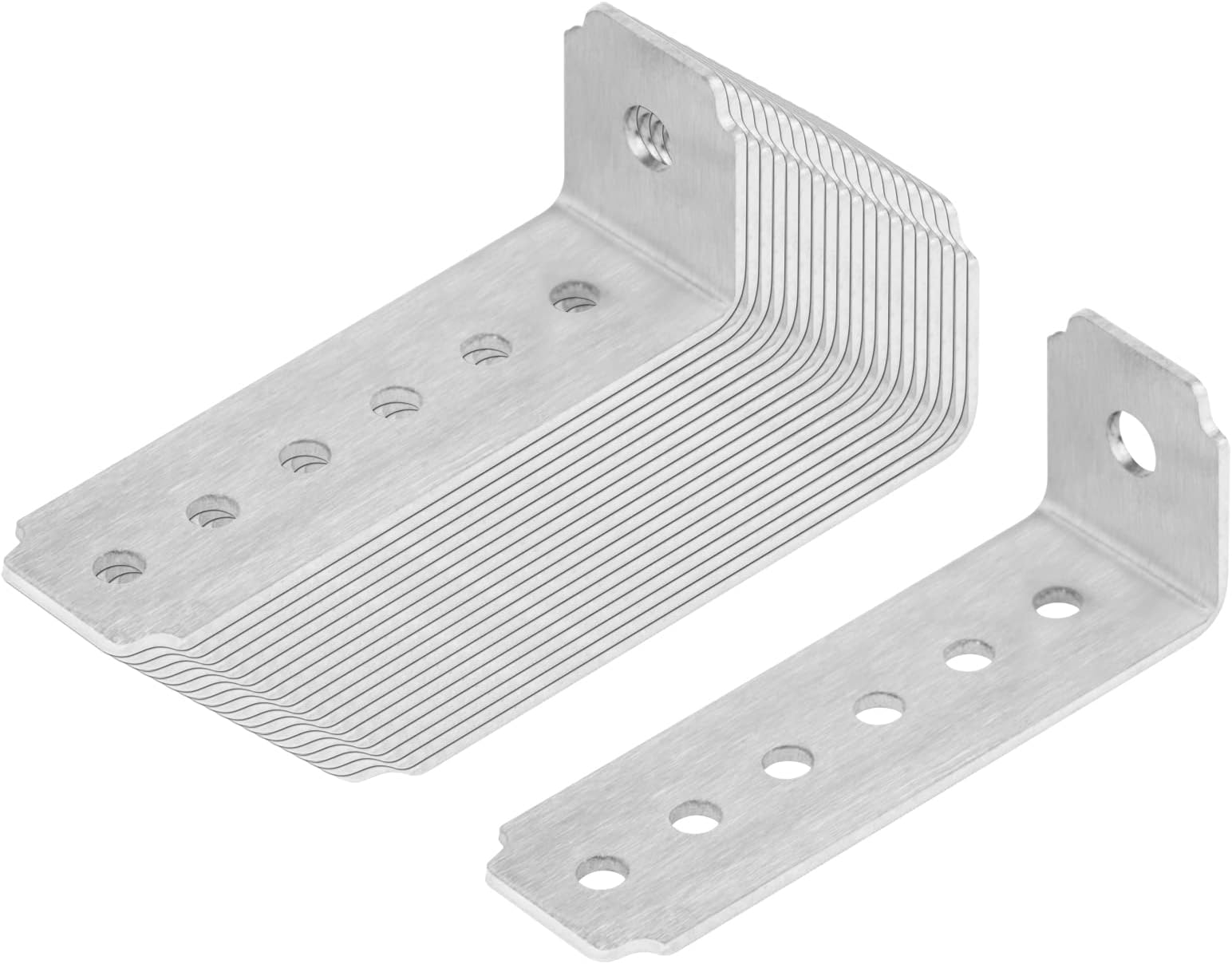 Amazon.com: 20 Pcs Stainless Steel Corner Brackets, 3-1/4x1-1/8 Inches ...