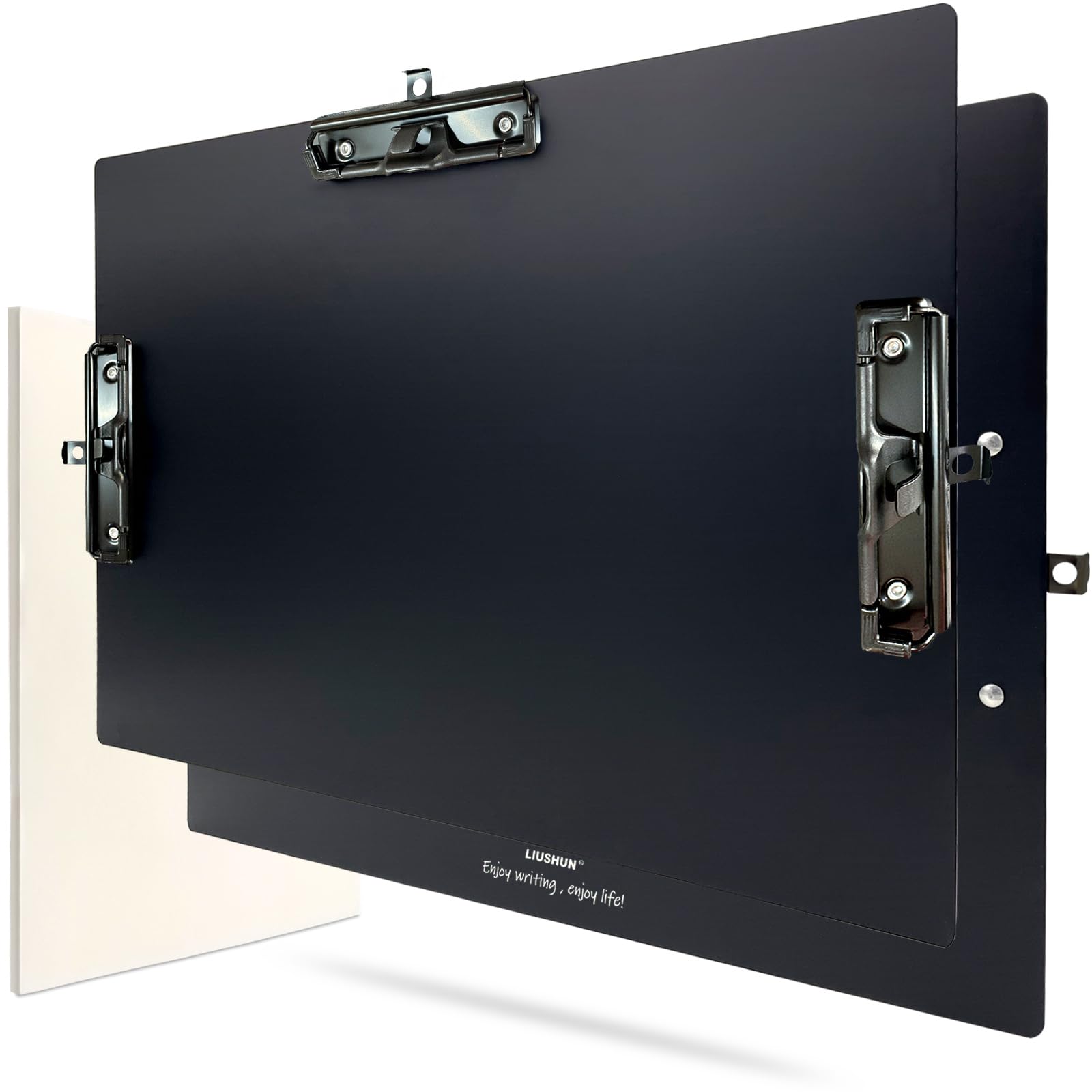 Amazon.com: Three Black Clip Aluminum 11x17 Clipboard Metal Stainless ...