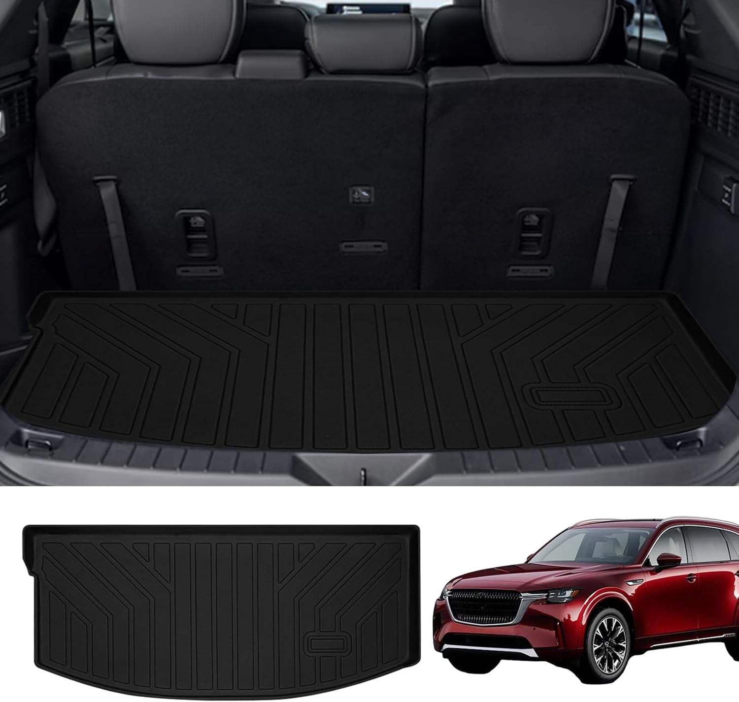 Amazon.com: Naibeve for 2024 Mazda CX-90 Cargo Mat Cargo Liners,for ...