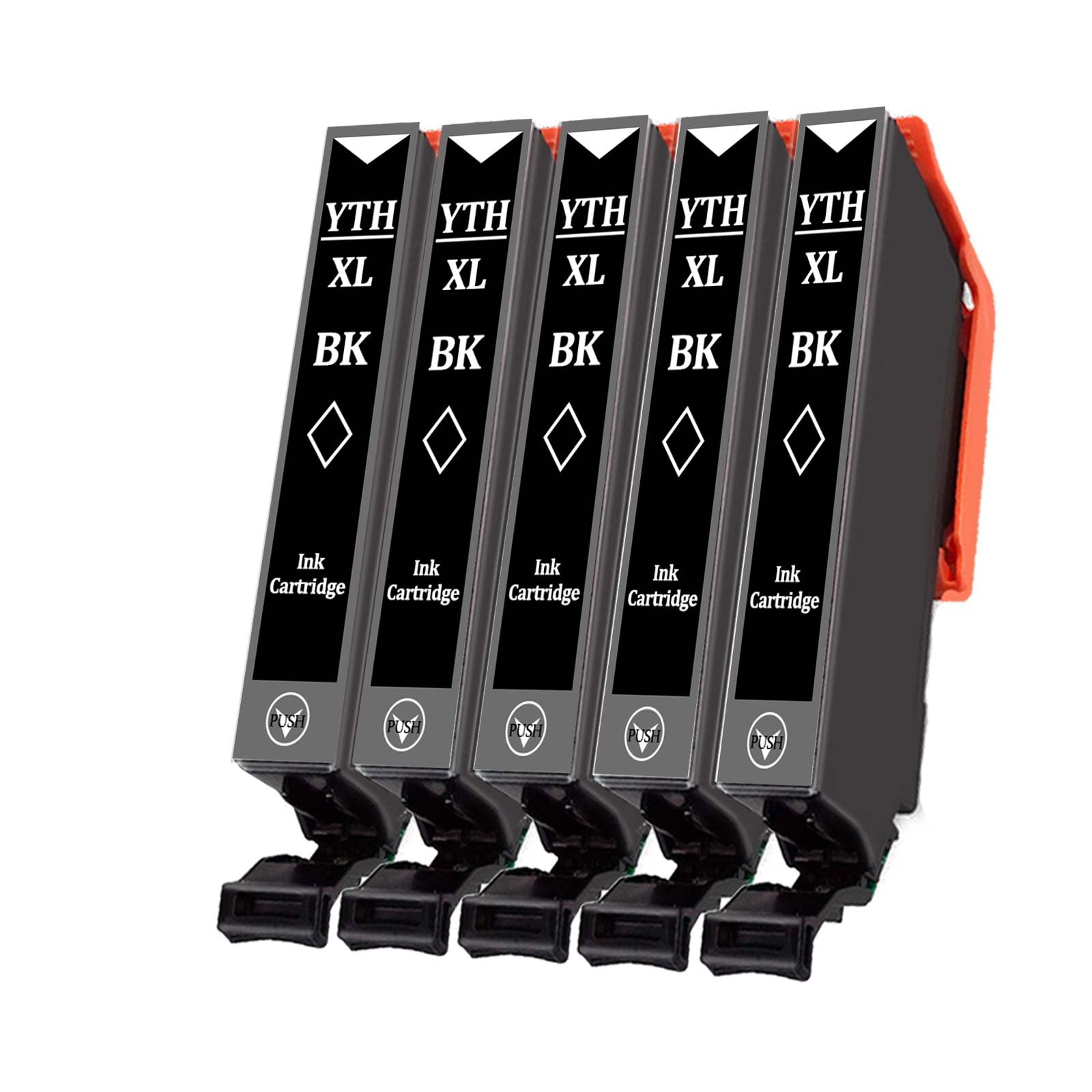 Amazon.co.jp: EPSON用 エプソン用 YTH 互換インク ヨット YTH-BKブラック 5本セット対応機種:EP-10VA EP-30VA【増量版/残量表示/個包装 ...