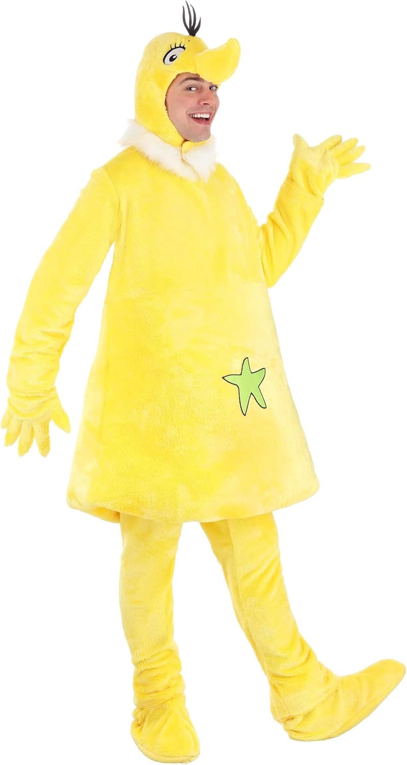 Amazon.com: Fun Costumes Dr. Seuss Star Bellied Sneetch Outfit for ...