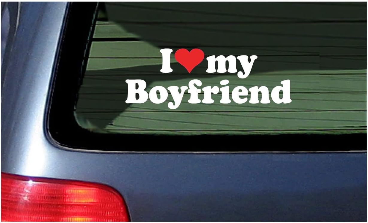 Amazon.com - Sticker Connection | I Love My Girlfriend Heart | Woman ...