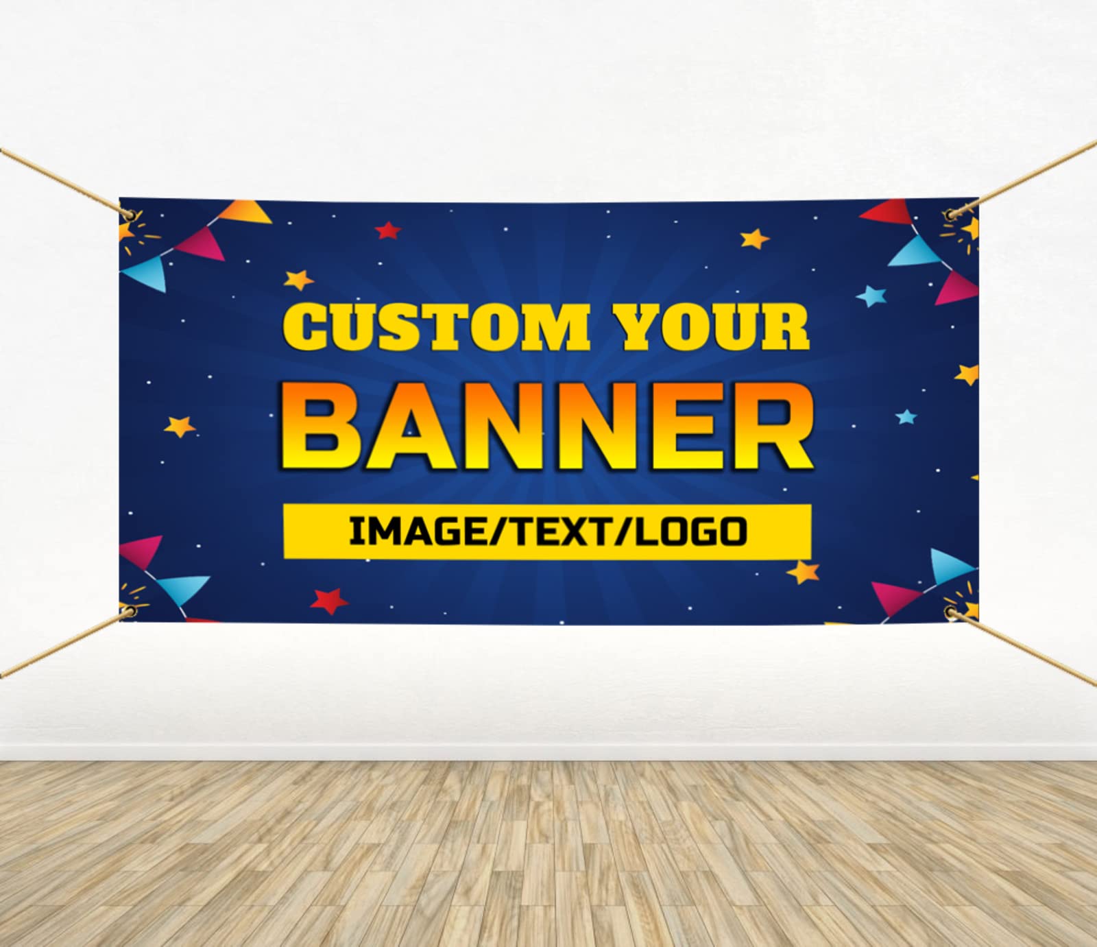 Staples Printed Banners Custom Photo Banner - 4x1ft Personalized Party ...