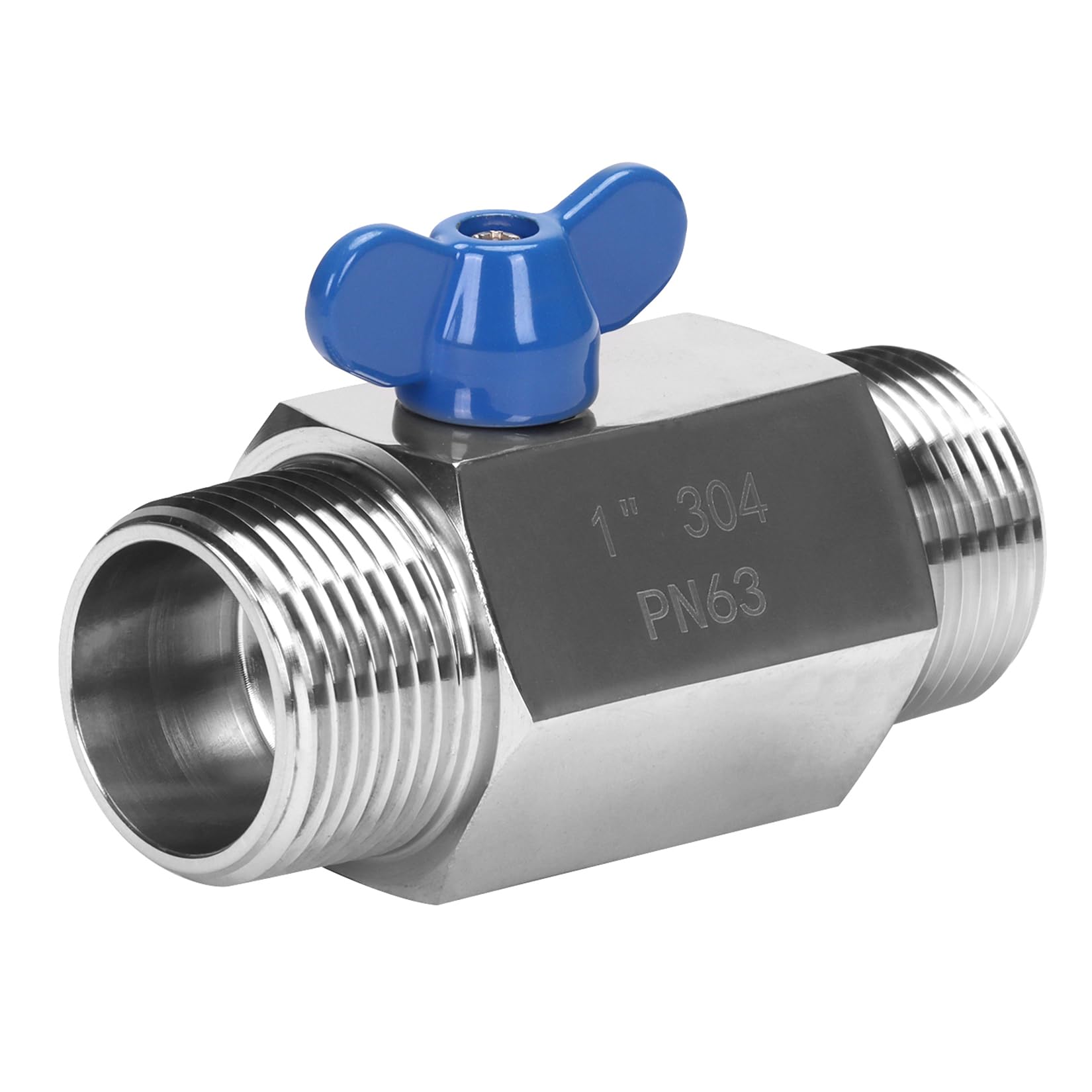Snapklik.com : DERNORD Stainless Steel Ball Valve - 1 Inch NPT Thread ...