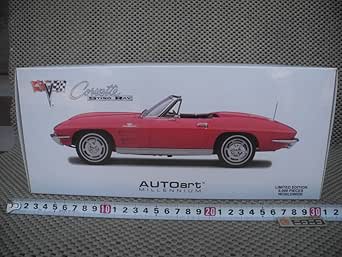 Amazon | 【ミニカー】AUTOart MILLENNIUM 1/18 CORVETTE Stig Ray C2 1963 /オート ...