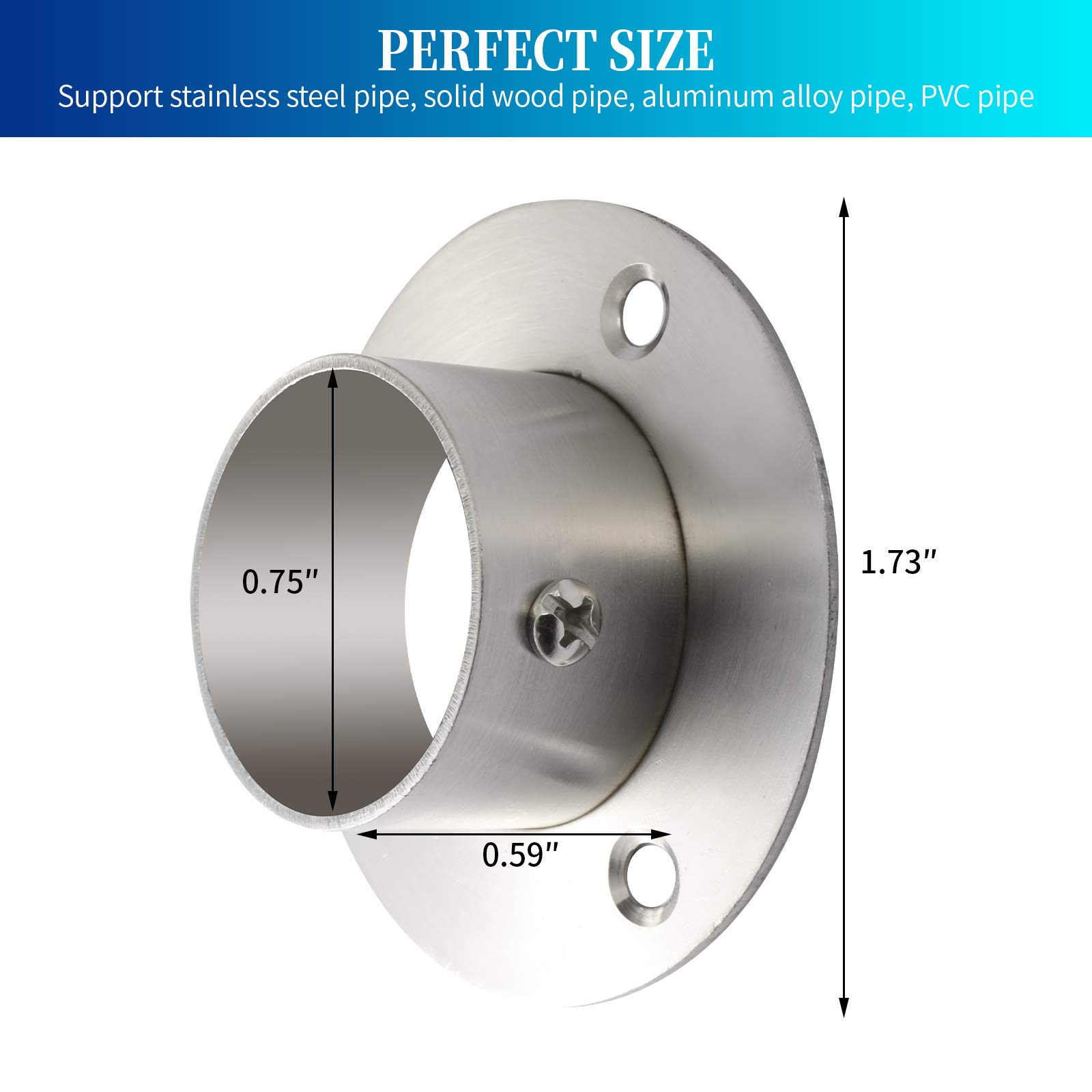 Snapklik.com : Creatyi 38mm/1-1/2 Inch Heavy Duty Stainless Steel ...
