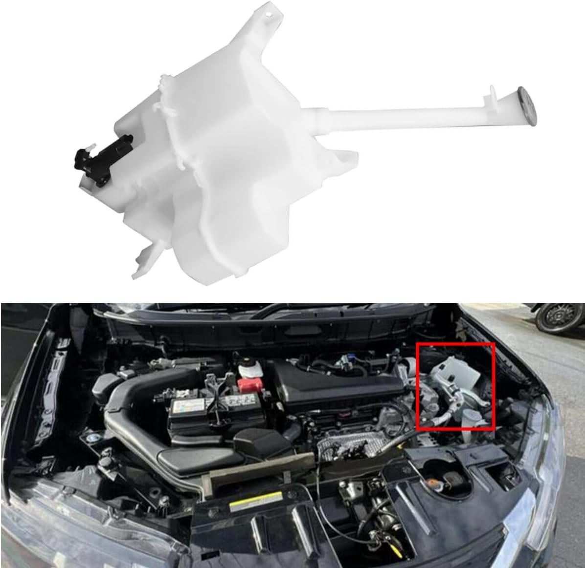 Amazon.com: SKYYO Windshield Washer Reservoir Tank Compatible with For ...