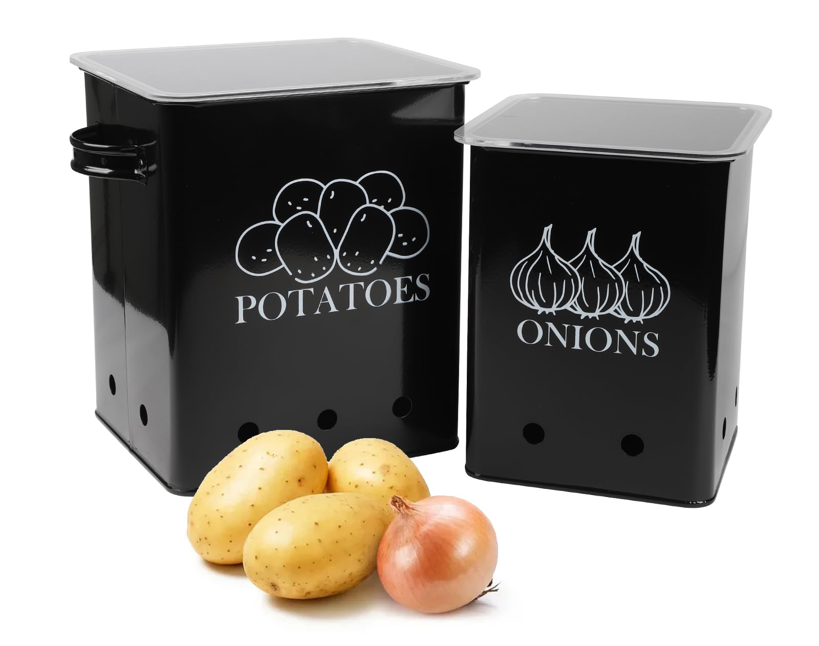 Amazon.com: Xbopetda Potato Onion Storage, Potato Bin Onion Container ...