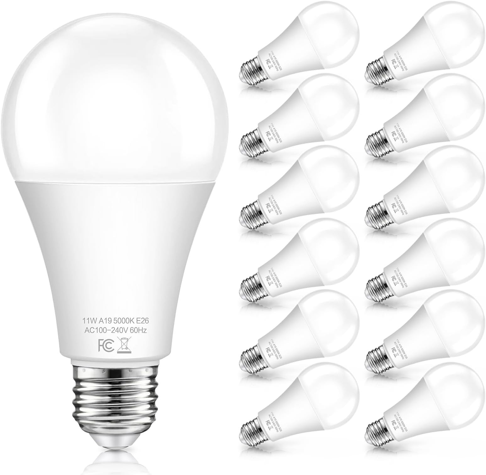 Dusk to Dawn Light Bulbs E12 Light Sensor Bulb 3000K Equivalent 60W E12 ...