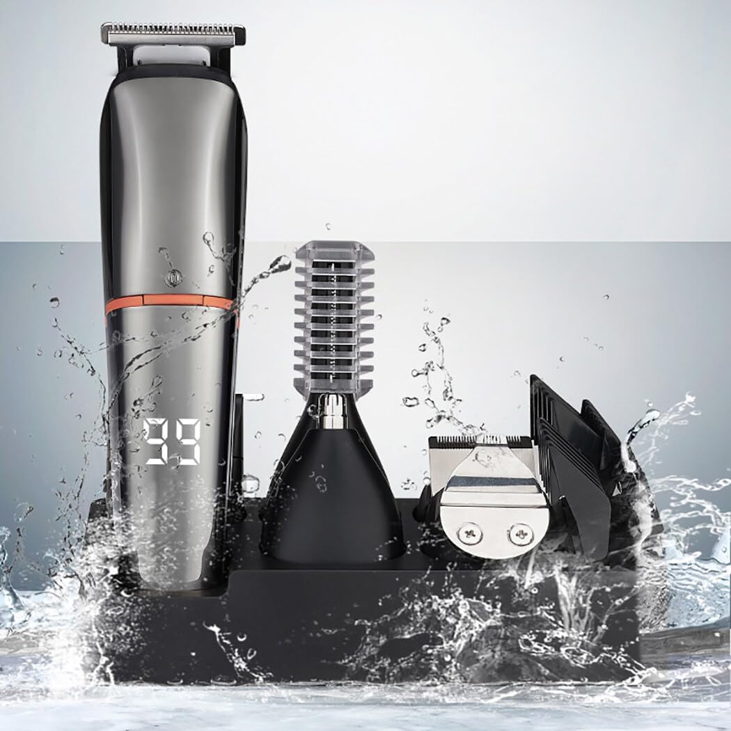 Amazon.com: Electric Men's Grooming Kit 6 in 1 Nose & Hair Trimmer, USB ...