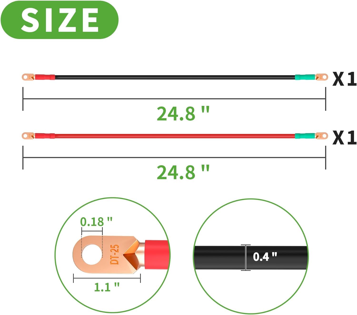 Battery Cable Gauge Size Chart