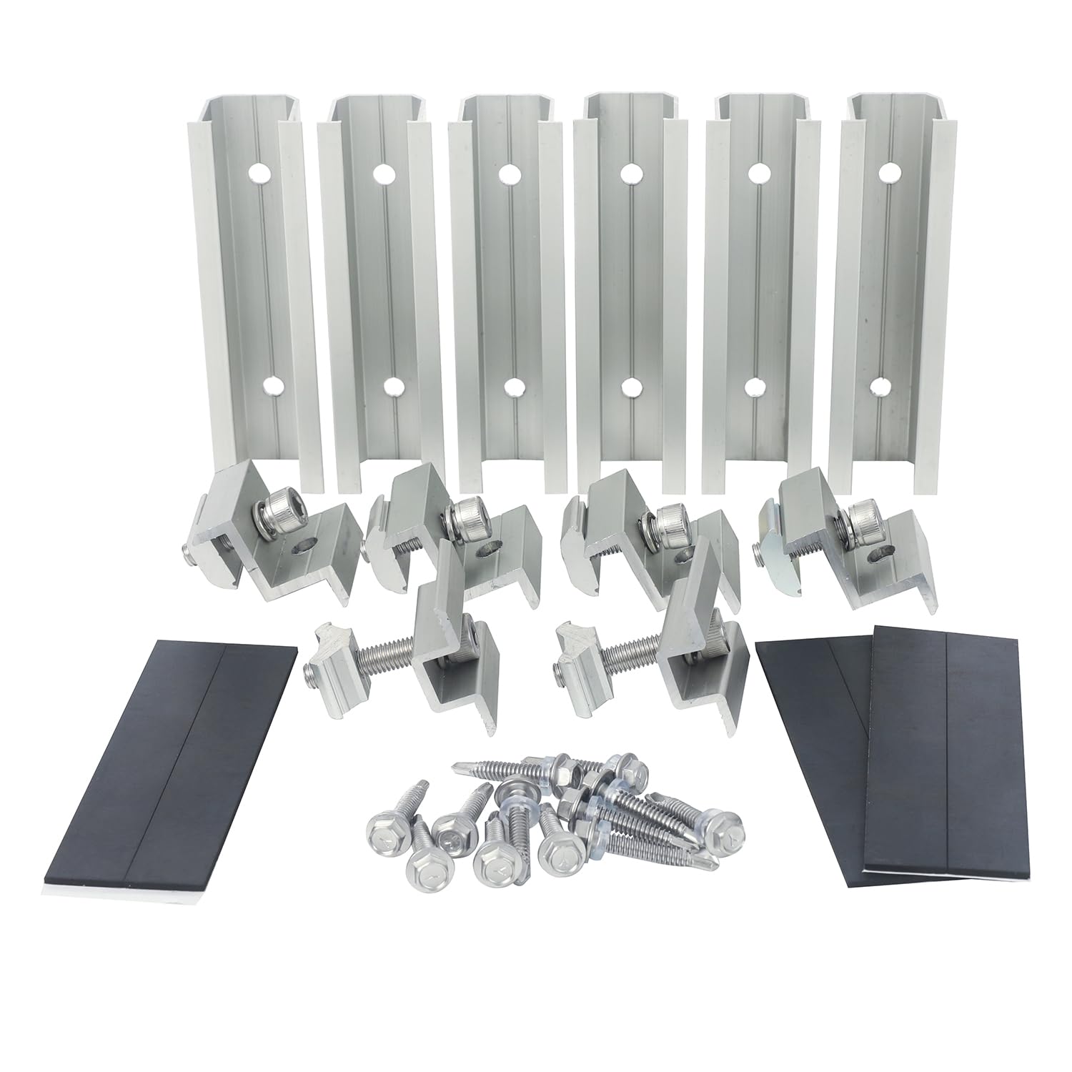 Solar Panel Mounting Brackets Mid Clamps End Clamps And Rails | Desertcart INDIA