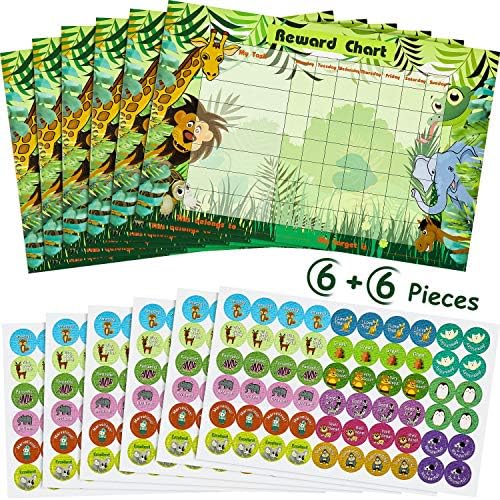 SuperStickers A4 Star Reward Chart with 50 Stickers : Amazon.co.uk