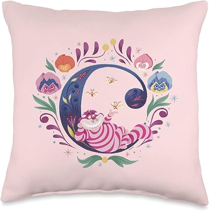 Amazon.com: Disney Alphabet Monogram Letter C for Cheshire Cat Throw ...