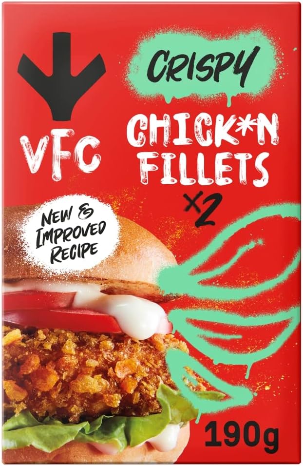 VFC Original Recipe 2 Crispy Chick*n Fillets 190g : Amazon.co.uk: Grocery
