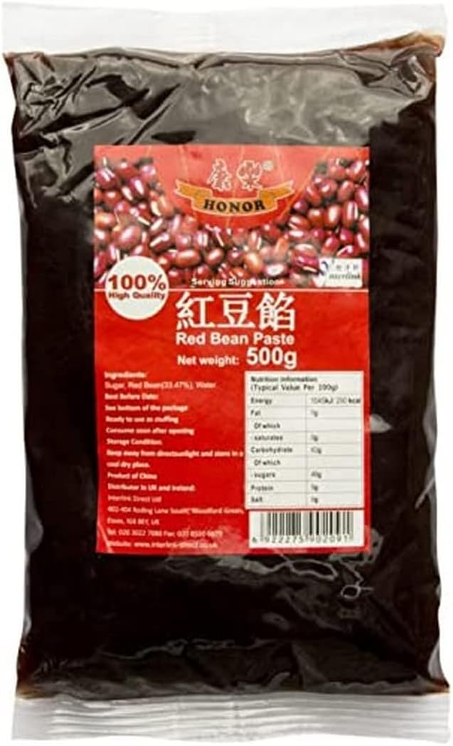Honor Red Bean Paste 500g : Amazon.co.uk: Grocery