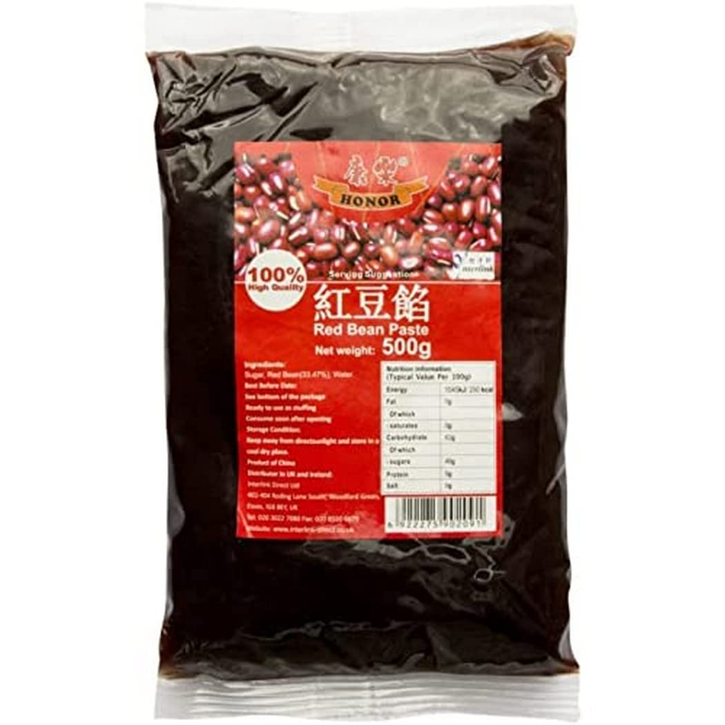 Honor Red Bean Paste 500g : Amazon.co.uk: Grocery