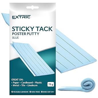 Amazon.com: Sticky Tack, Poster Putty, Blue Color, Wall Putty, Sticky ...