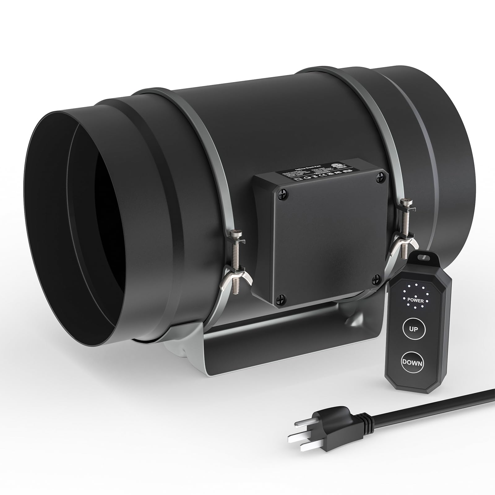 Amazon.com: Toolazy Quiet 8" Inline Duct Fan 831 CFM Ventilation ...