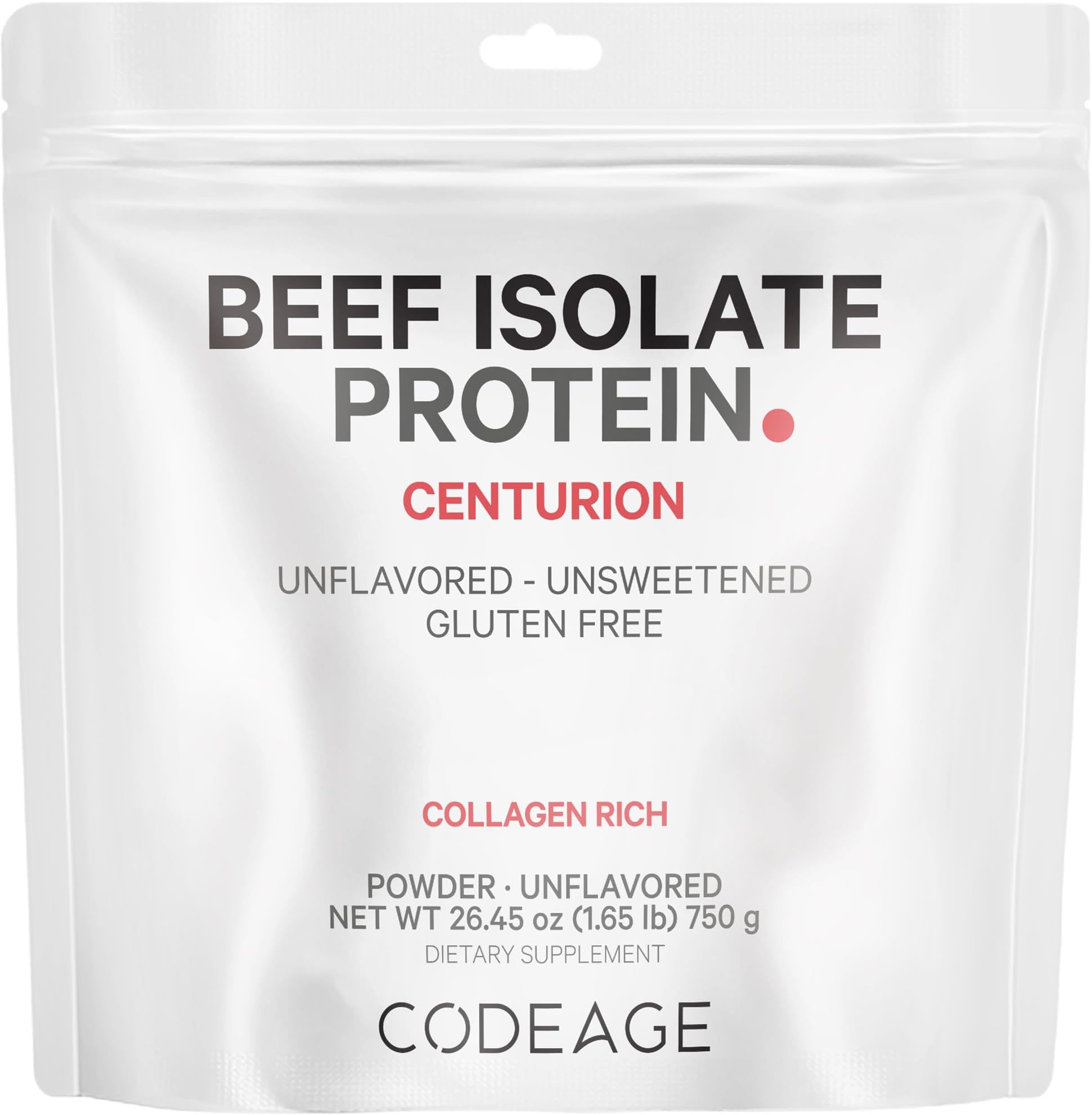 Amazon.com: Codeage Grass-Fed Beef Isolate Protein Powder Supplement ...