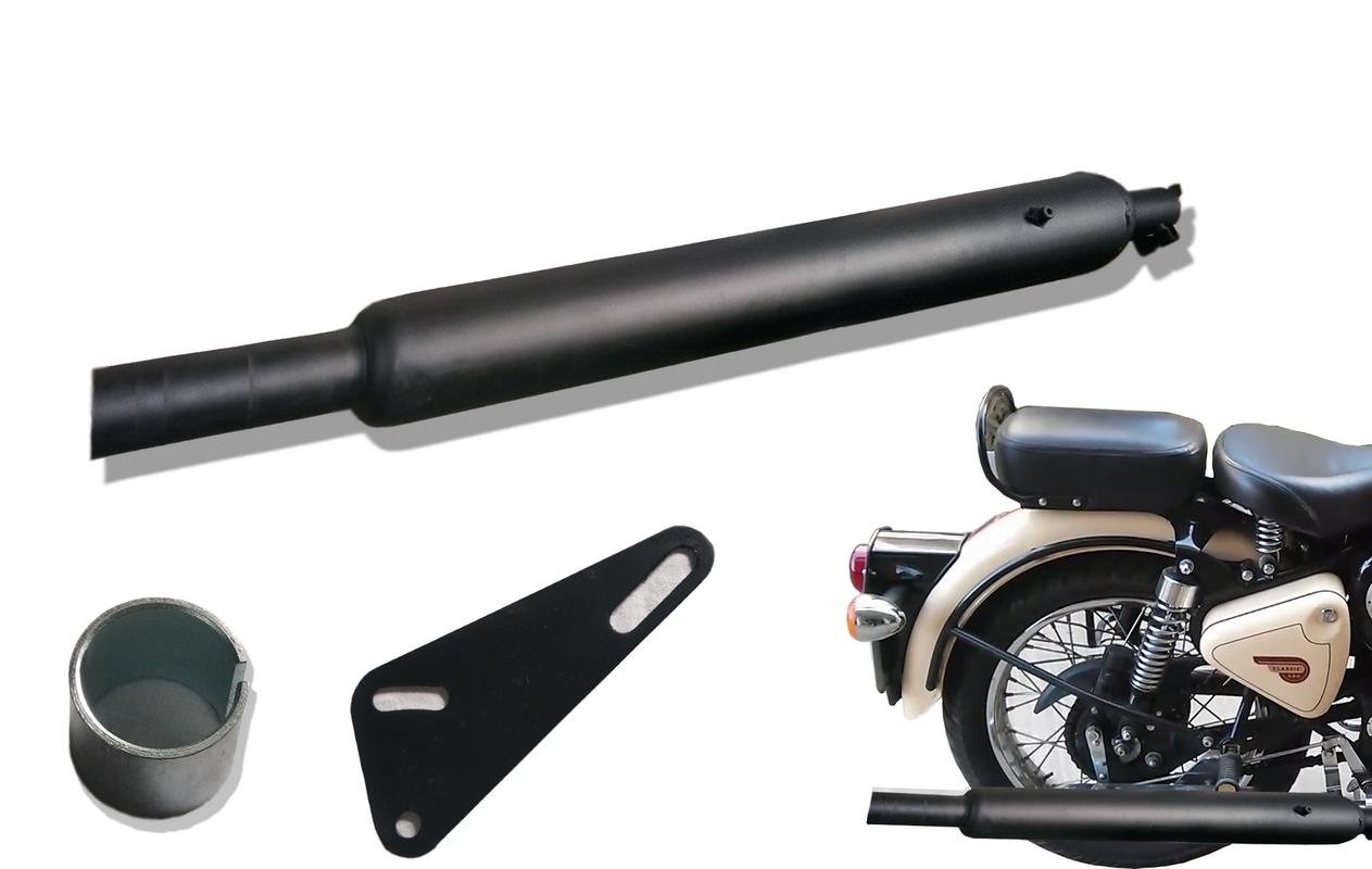 GOLSM Bike Bullet Silencer Exhaust Customized Long Bottle Empty Punjab ...