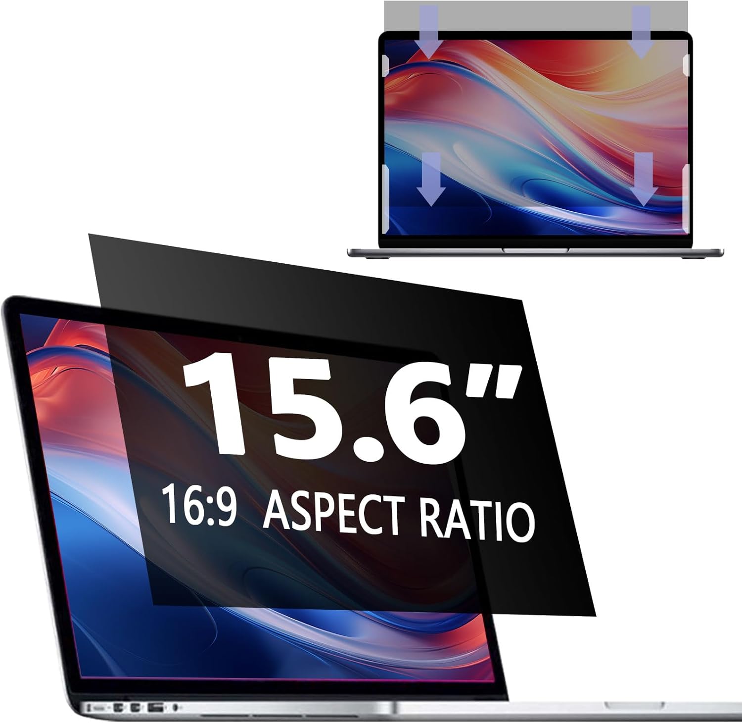 Amazon.com: Laptop Privacy Screen 15.6 Inch,Removable 16:9 Aspect ...