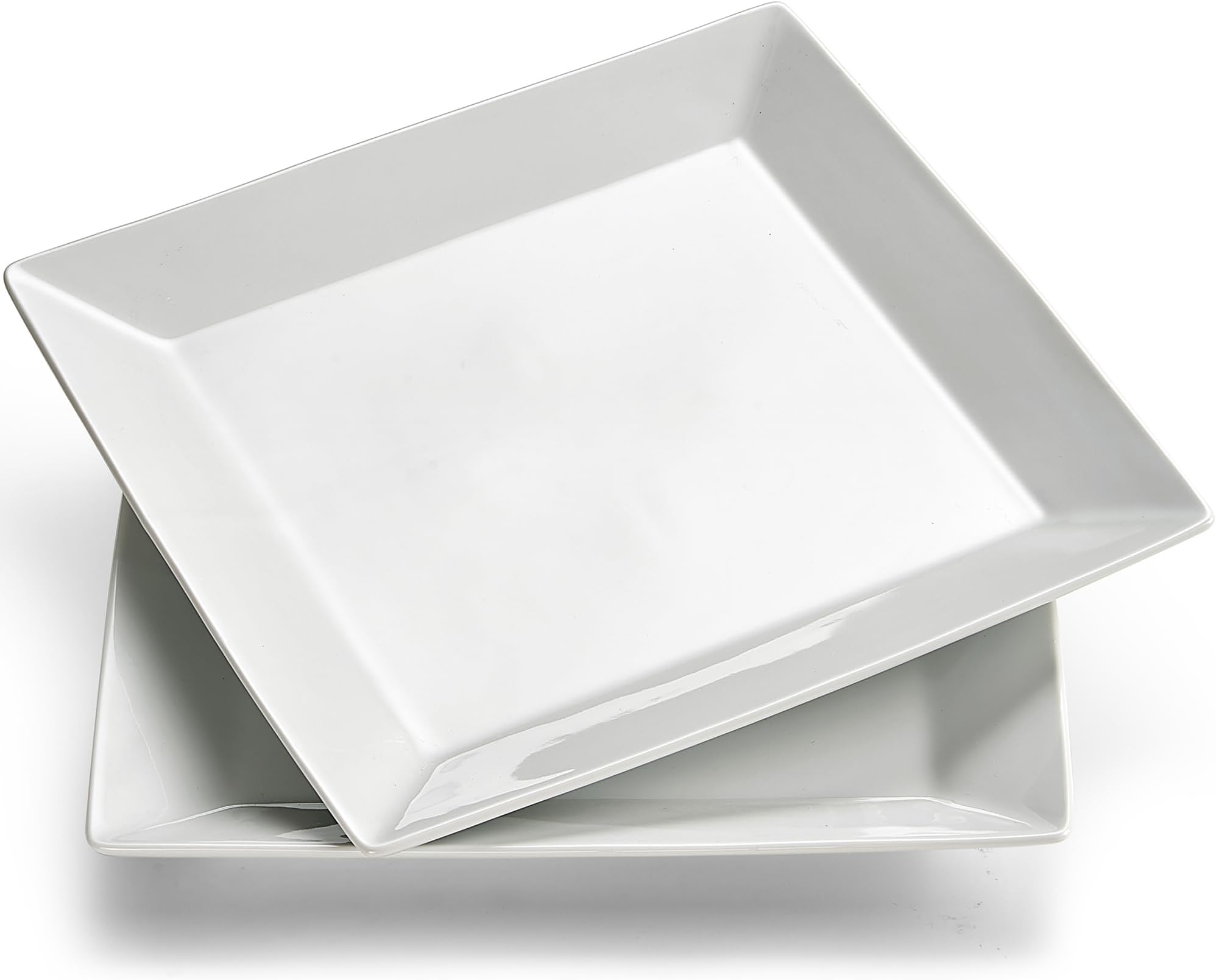 Amazon.com: DELLING Appetizer Plates - 10 in Square Dinner Plates ...