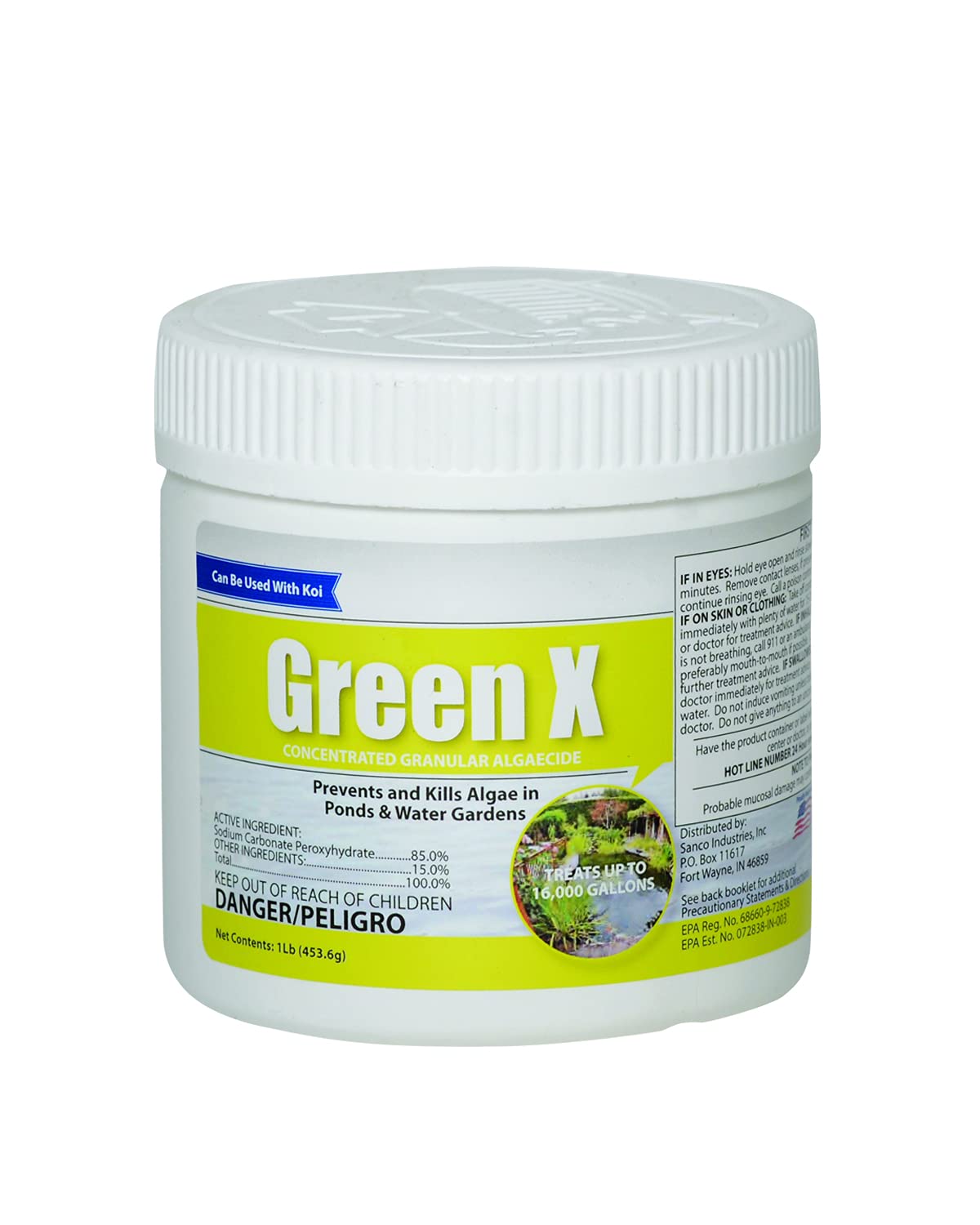 Amazon.com: Green X – 1lb - String Algae Remover for Koi Ponds ...