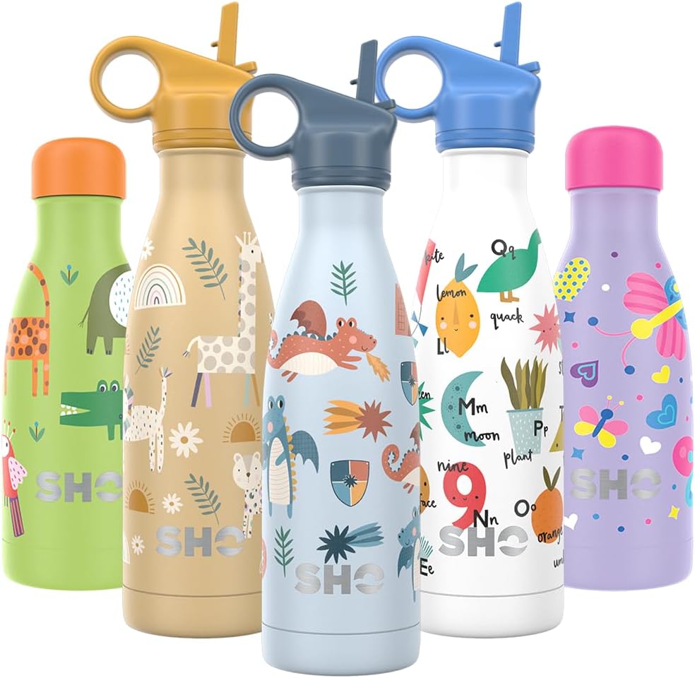 SHO Kids Bottle - Original 2.0 - Ultimate Insulated, Double Walled ...