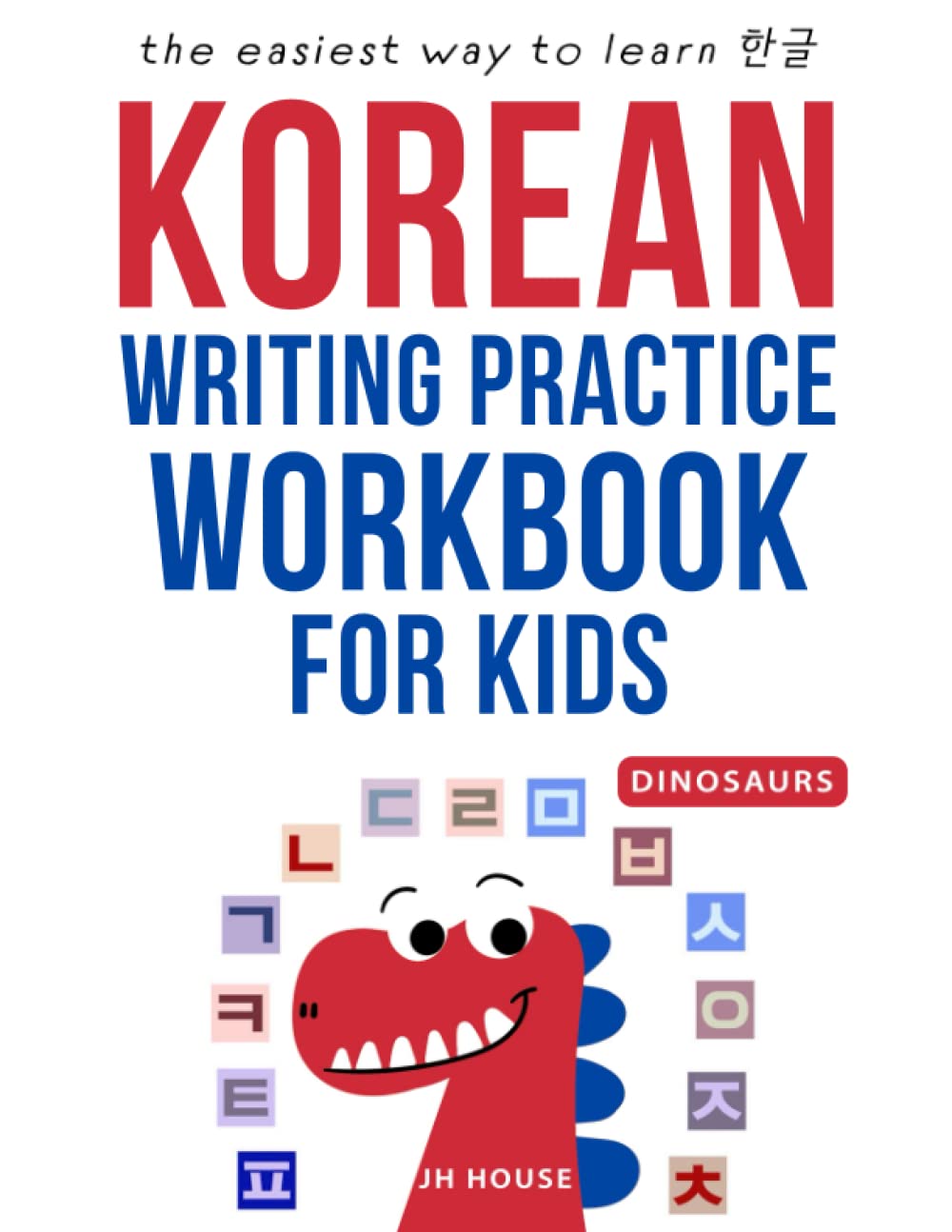 Amazon.co.jp: Korean Writing Practice Workbook for Kids-Dinosaurs ...