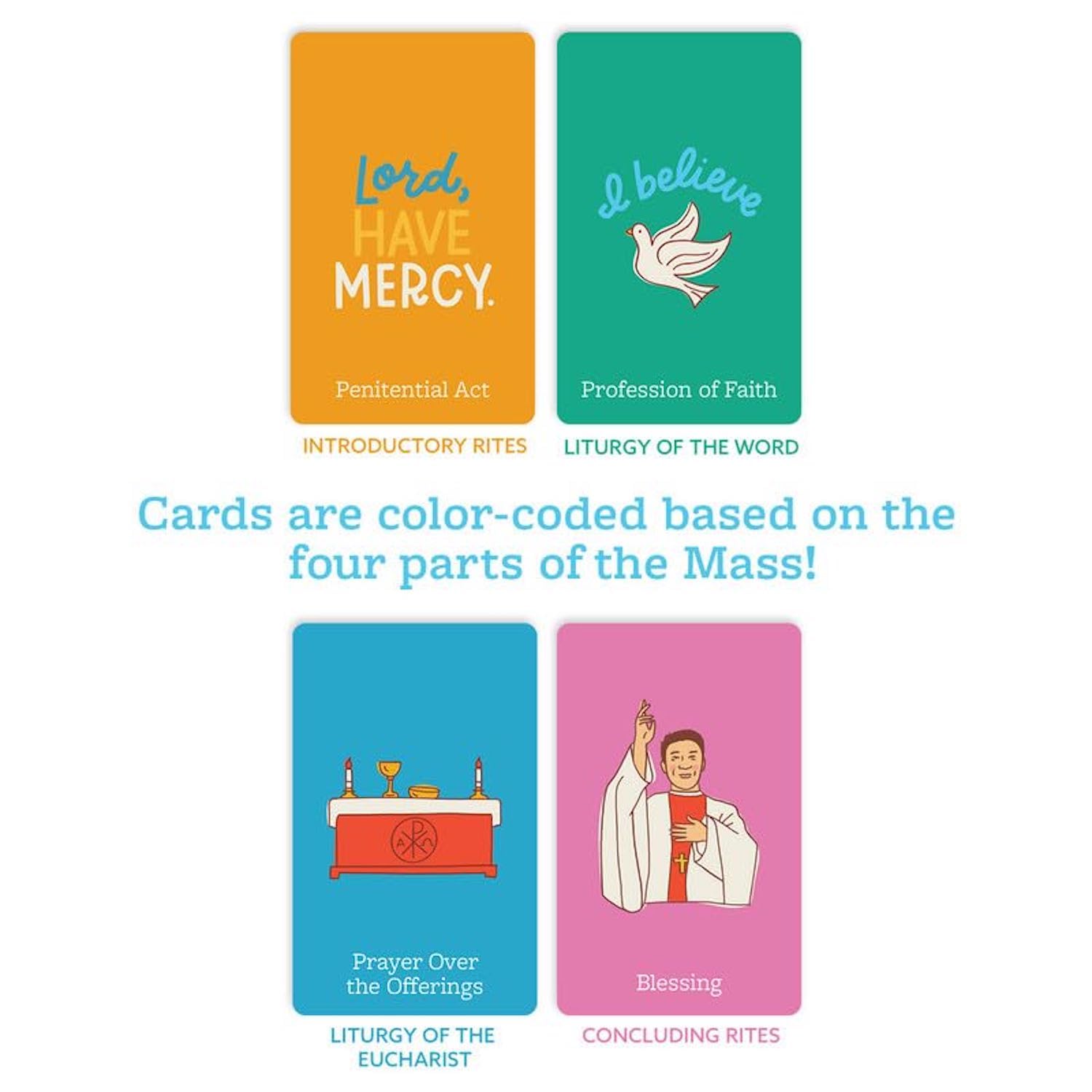 Snapklik.com : CATHOLIC FAMILY CRATE First Mass Guide Cards - 28 UV ...