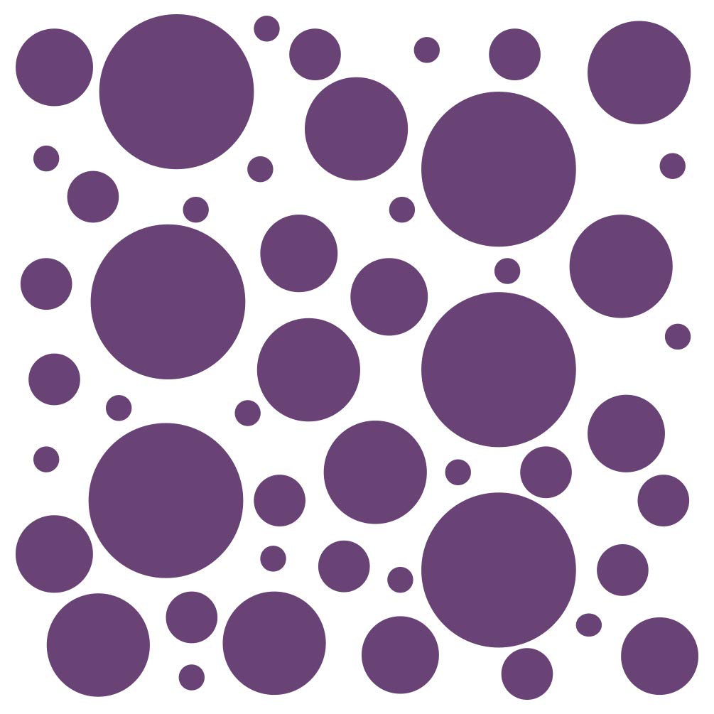 Purple Polka Dots Background