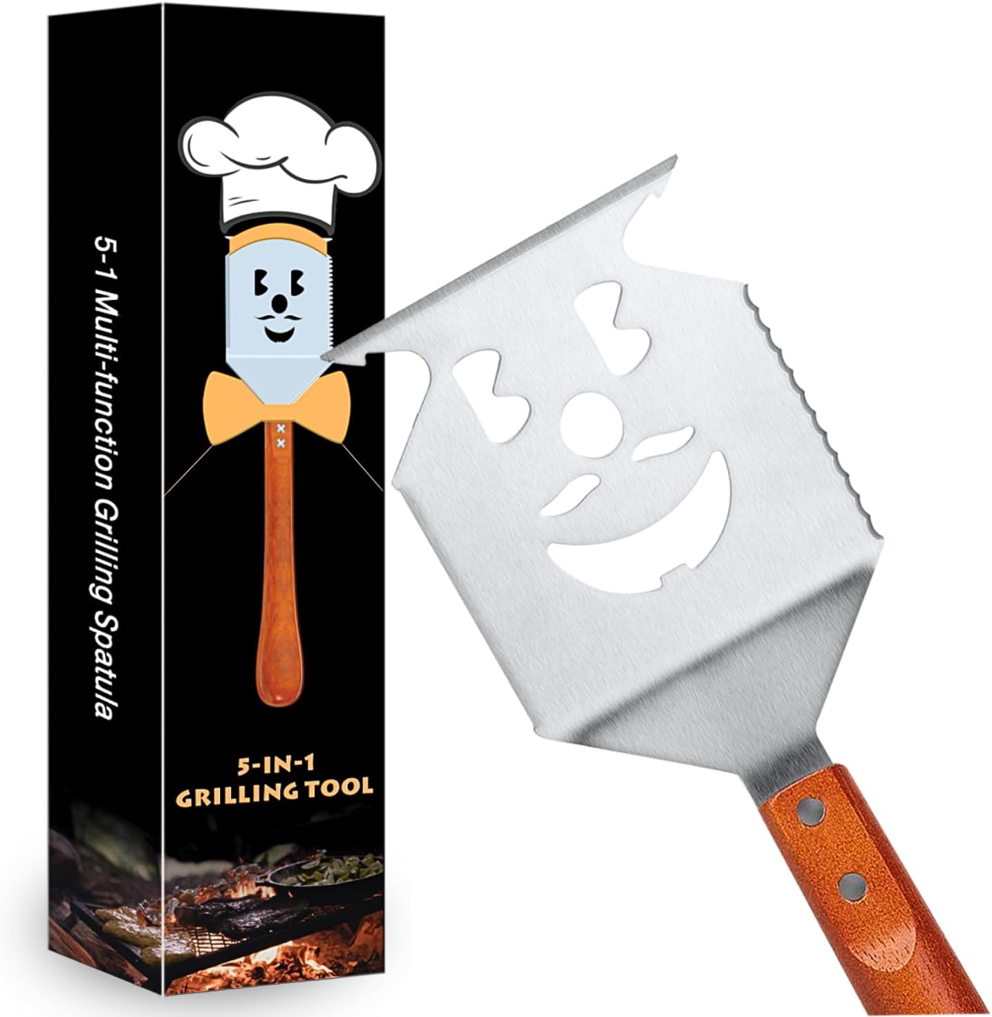Amazon.com: Keepatyart Grill Spatula for Outdoor Grill, 7-in-1 BBQ ...