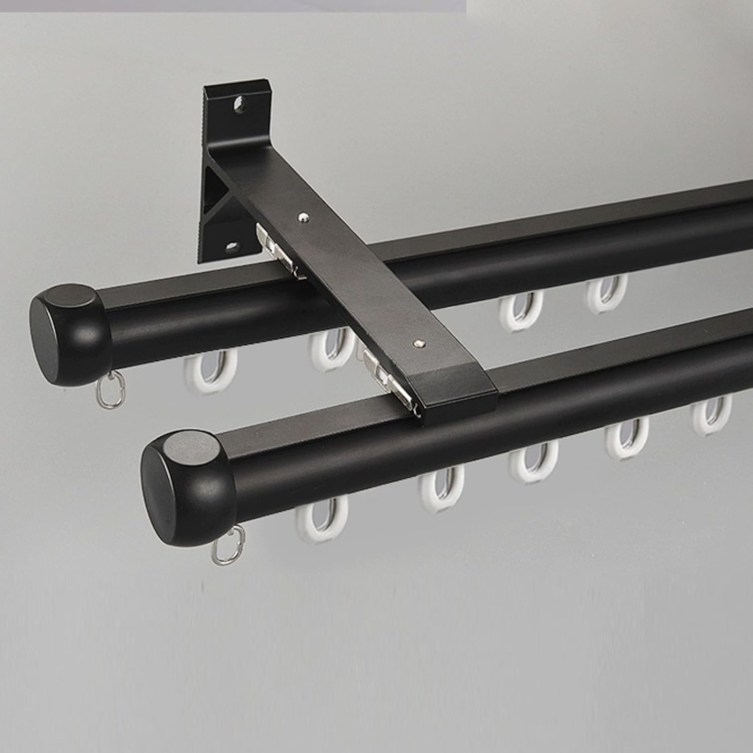 Wall Mount Curtain Rail Track System Roman Rod Heavy-duty, Double ...