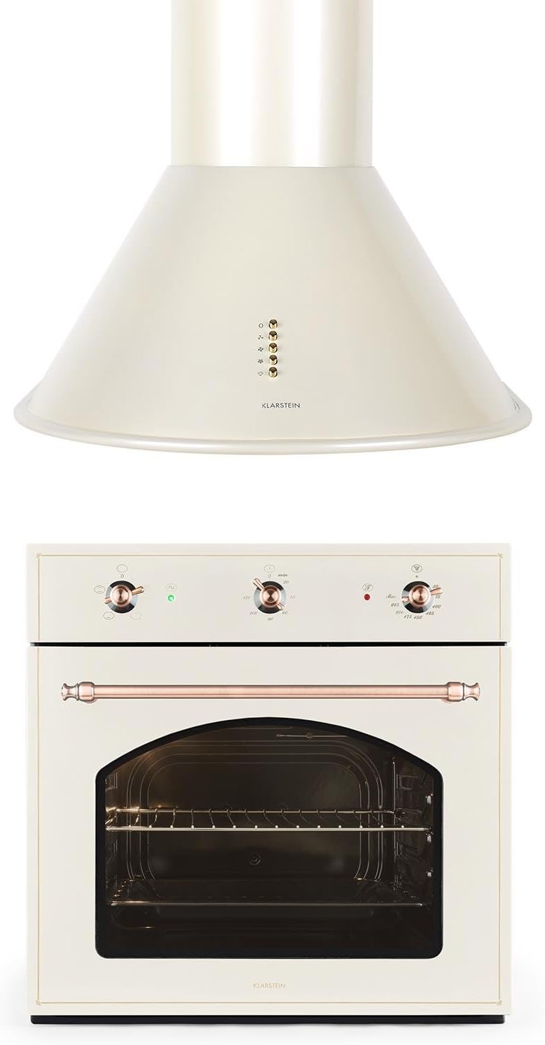 Klarstein Vilhelmine Set Backofen + Dunstabzugshaube (Einbaubackofen ...