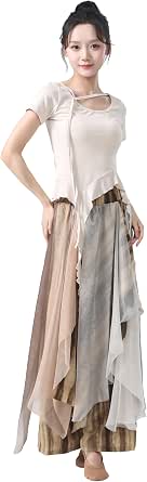 Angcoco Women's Elegant Scoop Neck Short Sleeved T Shirt at Amazon ...